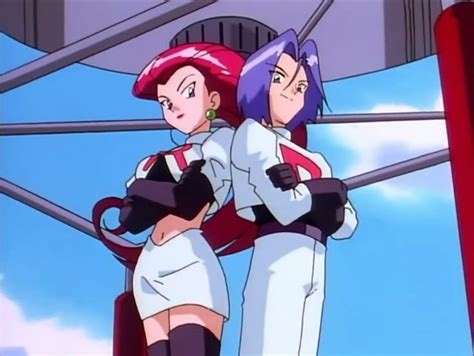 Jessie And James On The Hot Air Balloon Pokemon Team Rocket Pokemon Teams Pokemon Jessie And