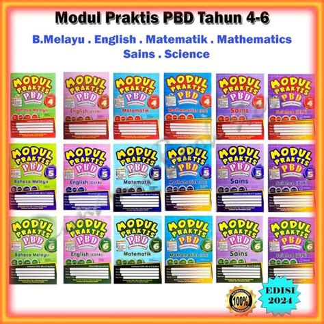 Buku Latihan Modul Praktis Pbd Tahun 4 5 6 Edisi 2024 Bahasa