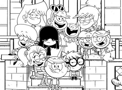 Loud House Coloring Pages Free Printable