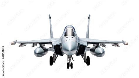 F 15 Fighter Jet Plane Isolated On White Background Png Cutout Stock