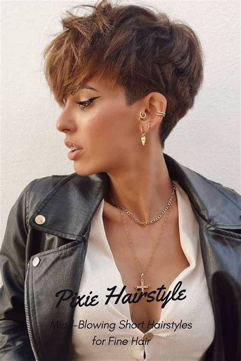 50 Short Hairstyles That Looks So Sassy Textured Pixie Haircut With
