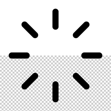 Premium Psd Black Loading Symbol Circle Png Element Design Template