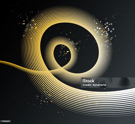 3d 모션 차원 원근 벡터 배경 골드 우아한 매력적인 빛 스트라이프 디자인 요소 광고에 대 한 고급 테마 템플릿에 추상 황금 라인 0명에 대한 스톡 벡터 아트 및 기타