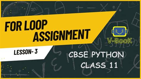 For Loop Assignment Youtube