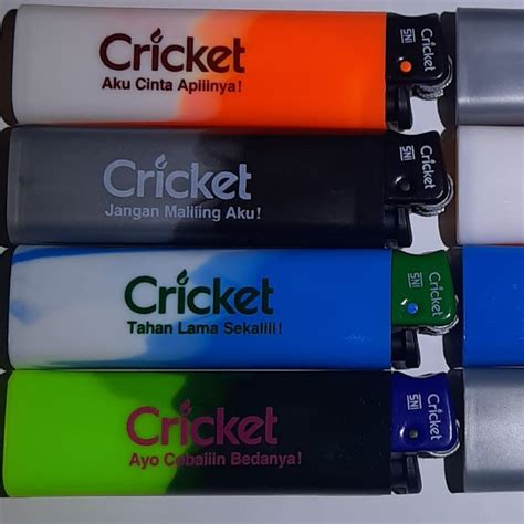 Jual Korek Api Cricket Fusion Series Korek Api Warna Gradasi Korek Api Cricket Shopee