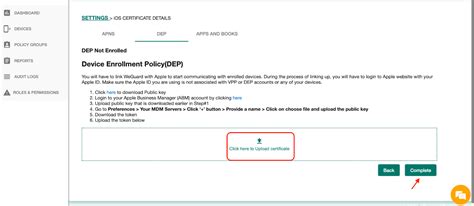 IOS Enrollment How To Perform DEP Setup
