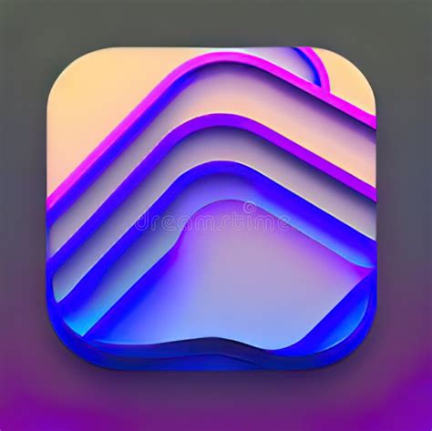 Mathematics Software App Style Icon Generative Ai Stock Illustration