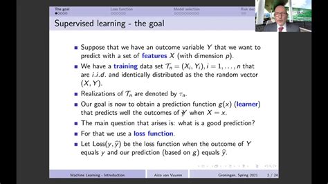 Machine Learning Intro To Supervised Learning Youtube