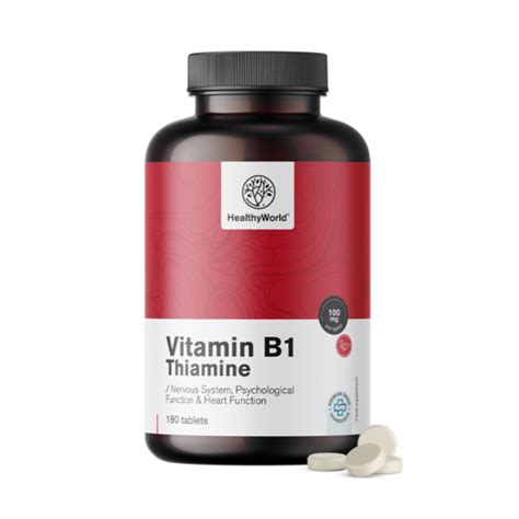 Vitamin B1 – tiamin 100 mg, 180 tableta - FutuNatura.hr