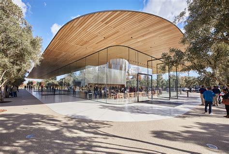Foster Partners Apple Park Visitors Center Opens To The Public