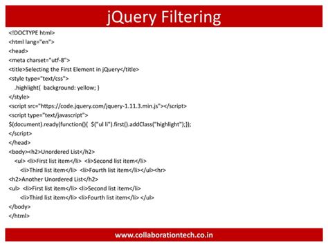 Introduction To Jquery Pptx