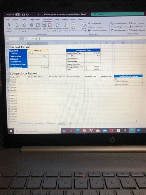 Solved In Cell F12 Add An And Function Nested In An If