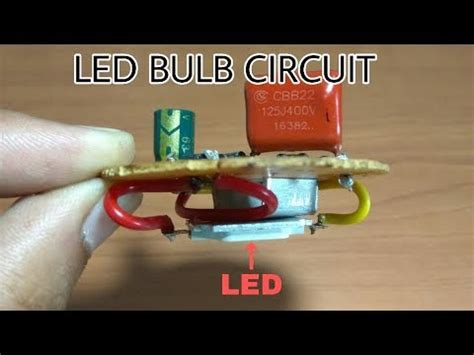 How To Make A Circuit Of LED BULB Make A LED Light Bulb Easily YouTube