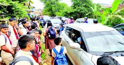 Student Safety At Risk As Curchorem Schools Grapple With Traffic Chaos