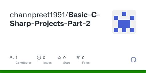 Github Channpreet Basic C Sharp Projects Part