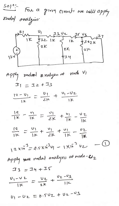 Solved Calculate The Voltages U1 U2 And U3 R1 U1 R2 U2 R3 U3 R6