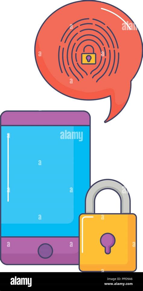 Smartphone Technology Security Data System Innovation Vector