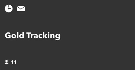 gold tracking ifttt