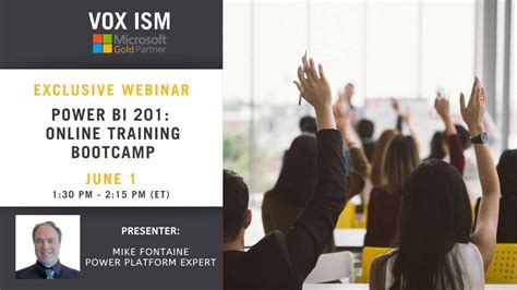 Power Bi 201 Online Training Bootcamp Vox Ism