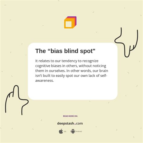 The Bias Blind Spot Deepstash