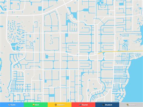 Cape Coral Neighborhood Map