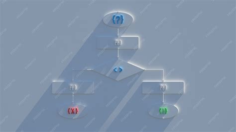 Premium Photo 3d Render Of Block Scheme Algorithm Stages Ways Of Work