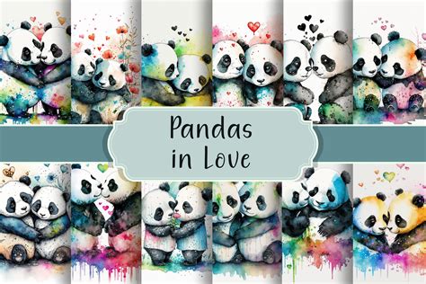 Cute Pandas In Love
