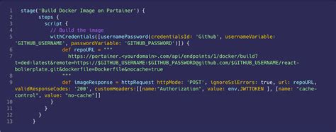 Set Up An Integration Deployment Pipeline Using Jenkins Portainer