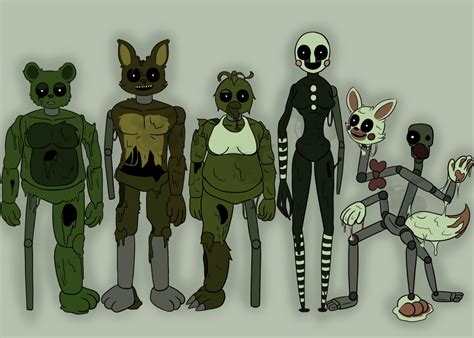 Fnaf 3 Idee Animatroniche
