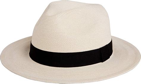 Pineappleandstar Sun Straw Fedora Beach Hat Fine Braid Upf50 For Unisex