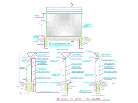 Cyclone Mesh In Autocad Download Cad Free 176 32 Kb Bibliocad