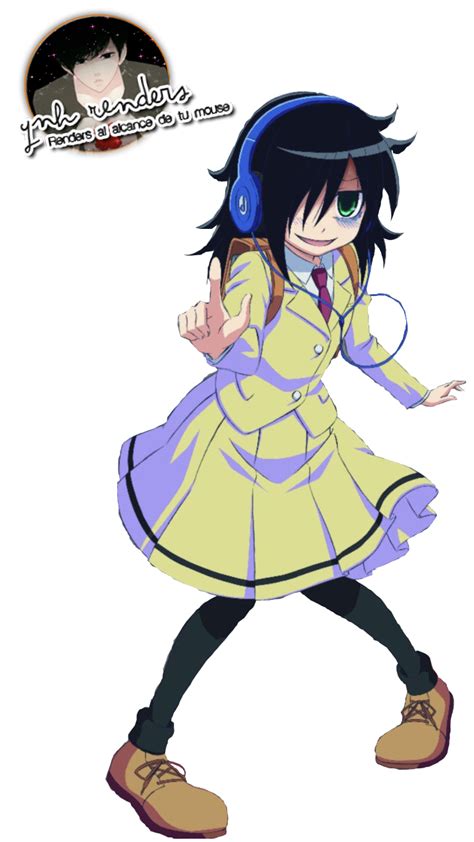Tomoko Kuroki WATAMOTE Render By NaiSekai On DeviantArt