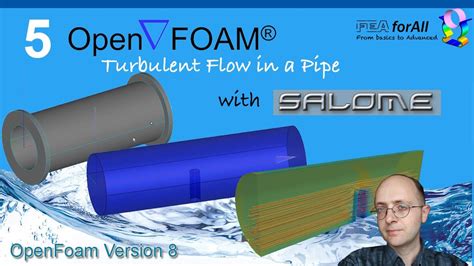 Openfoam Tutorial 5 Turbulent Flow In A Pipe With Salome As Mesher