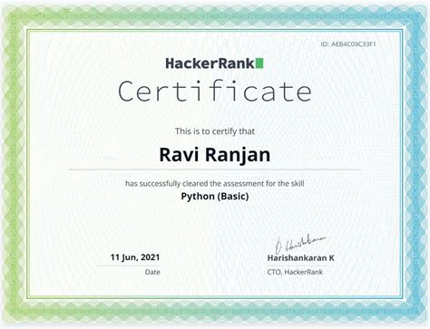 Ravi Ranjan On Linkedin Python Hackerrank Pythonprogramming