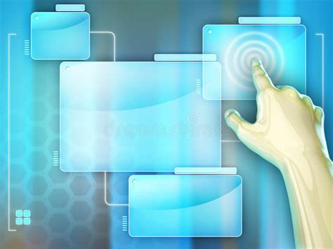 Innovative Touchscreen Interface Stock Illustrations 1998 Innovative
