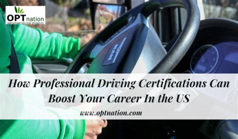 How Professional Driving Certifications Can Boost Your Career In The Us