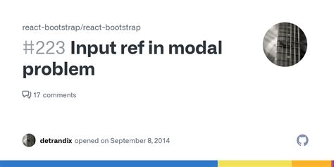 Input Ref In Modal Problem Issue React Bootstrap React