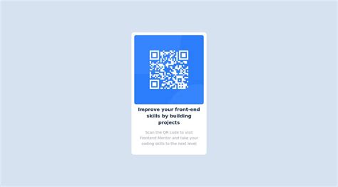 Frontend Mentor Tailwindcss Qr Code Coding Challenge Solution