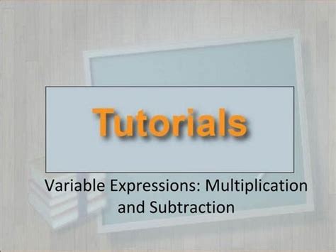 Tutorials Linear Equations In Standard Form