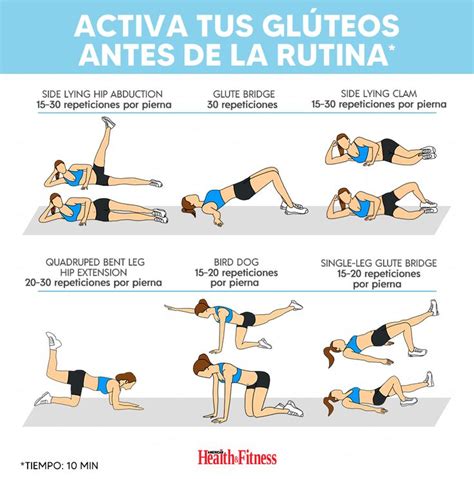 Activación de glúteos antes de tu rutina Rutina de gluteos
