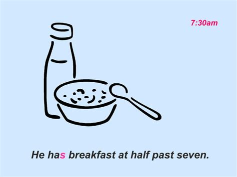 PowerPoint To Teach And Learn About DAILY ROUTINE Ppt