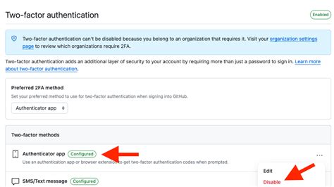 Ios Re Enable Github Two Factor Authentication With Authenticator App When Switching To A New
