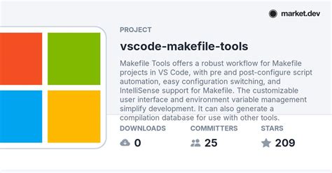 Vscode Makefile Tools Ecosystem Directory Marketdev