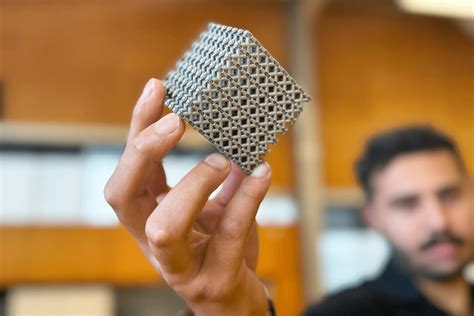 This New 3d Printed Titanium Lattice By Australian Researche