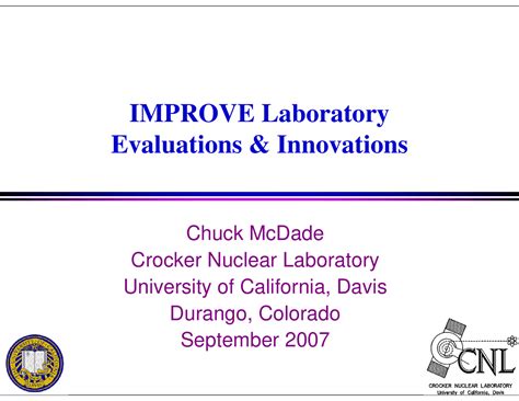 improve laboratory evaluations and innovations network metrics cr