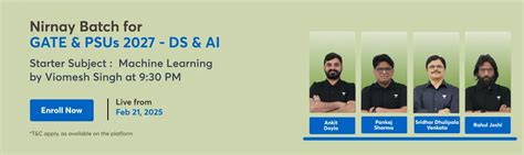 Gate Csit Dsai And Interview Preparation Unacademy