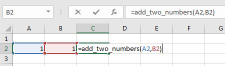 Create A Simple Vba Function In Excel