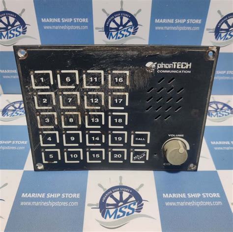 Phontech Cis 3102 Command Intercom Station Marine Ship Store