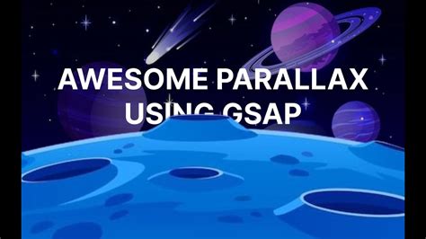 Layered Parallax Effect With Using Only Two Lines Of Gsap In Hindi