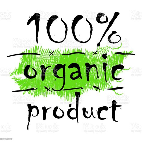 유기 제품 아이콘 디자인 기호 리프 모양 디자인이 있는 스탬프 벡터 일러스트레이션 가방에 대한 스톡 벡터 아트 및 기타 이미지